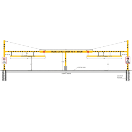 Height Restrictor | Barrier Stop Height Restrictor Barriers